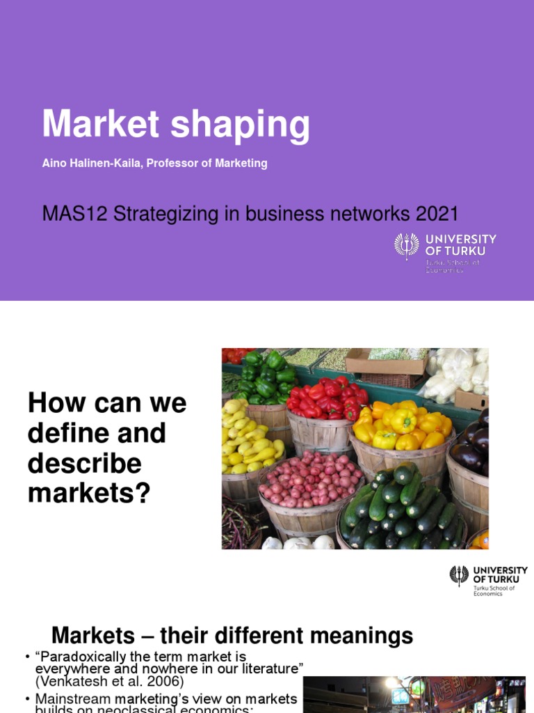 Market Shaping Strategies for Competitive Advantage | PDF | Market ...