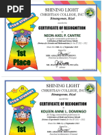 Certificate of Grades Template | PDF