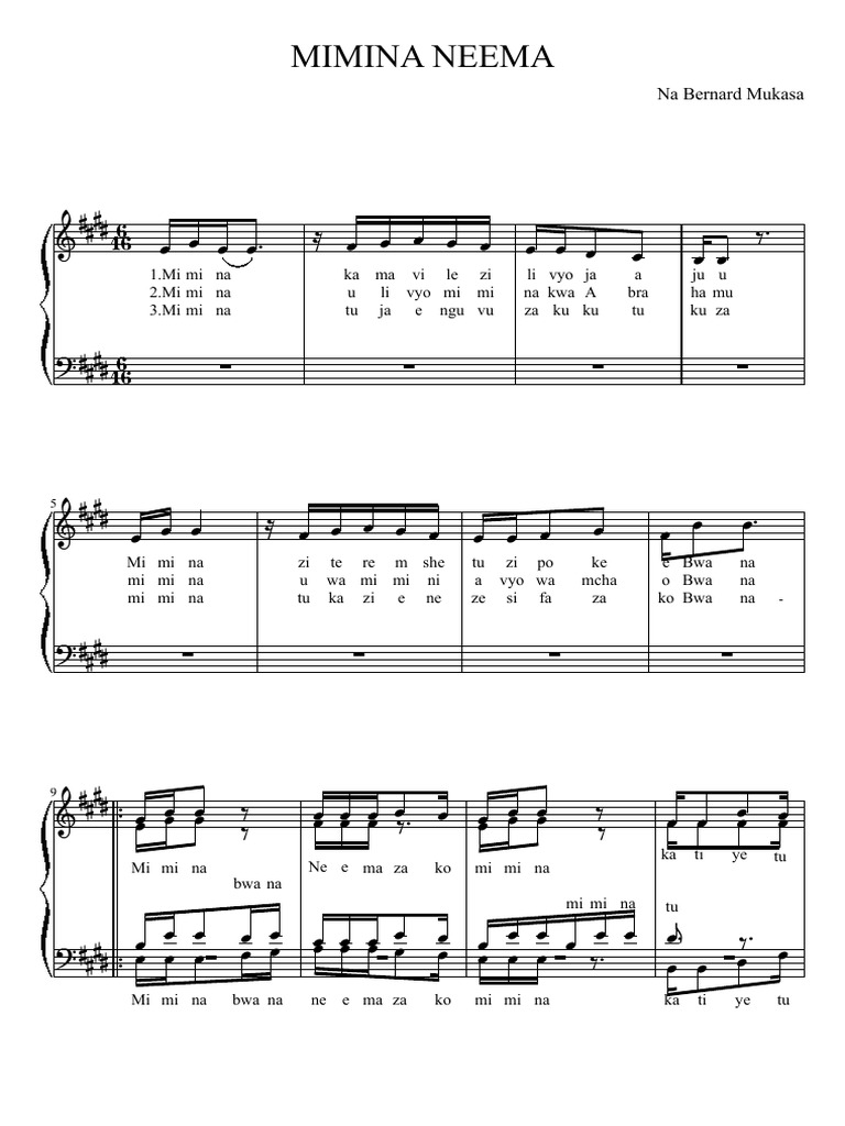 d5820 Mimina - Neema Bernard Mukasa Final | PDF