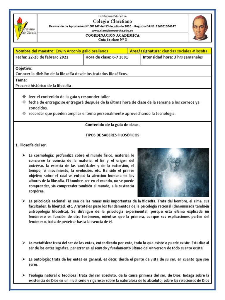 Tipos de Saberes Filosóficos | PDF | Conocimiento | Epistemología