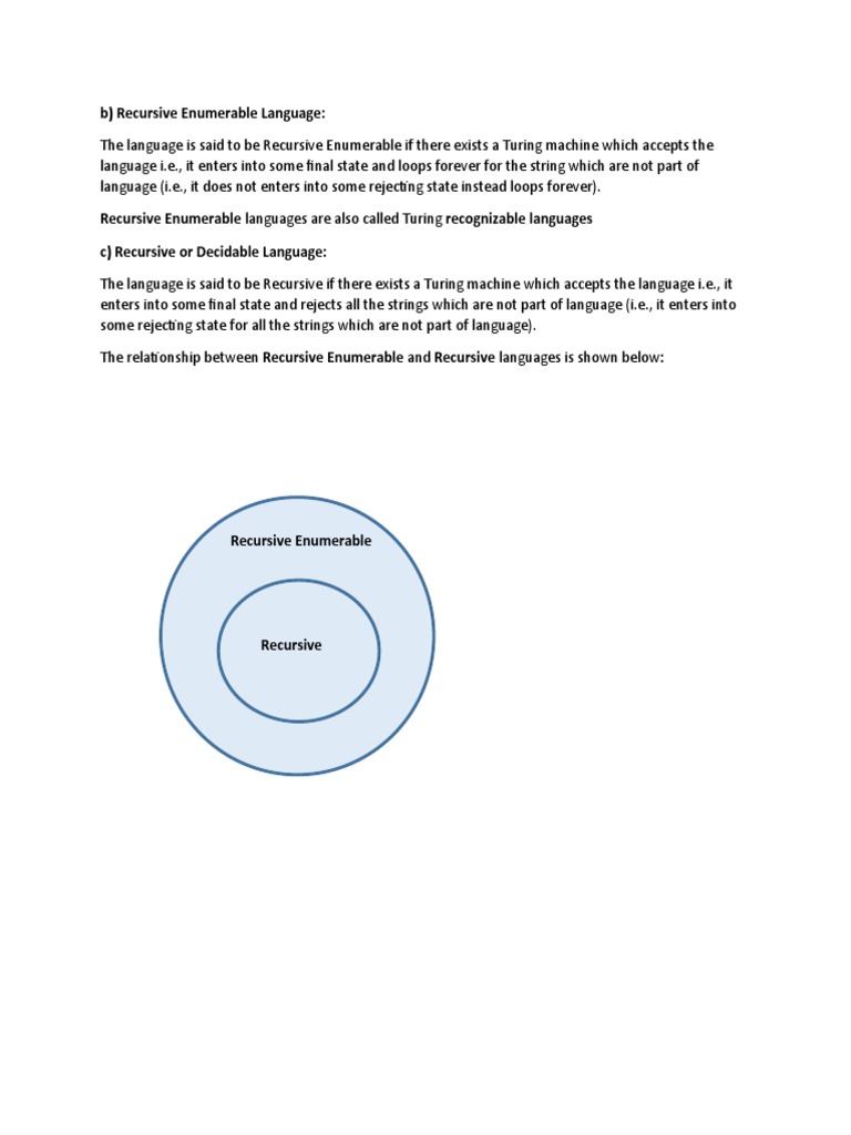 Recursive Language | PDF