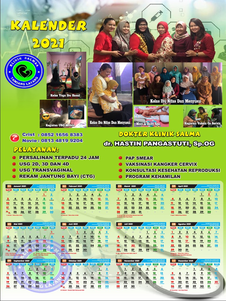 KALENDER DINDING - CDR POSTER | PDF