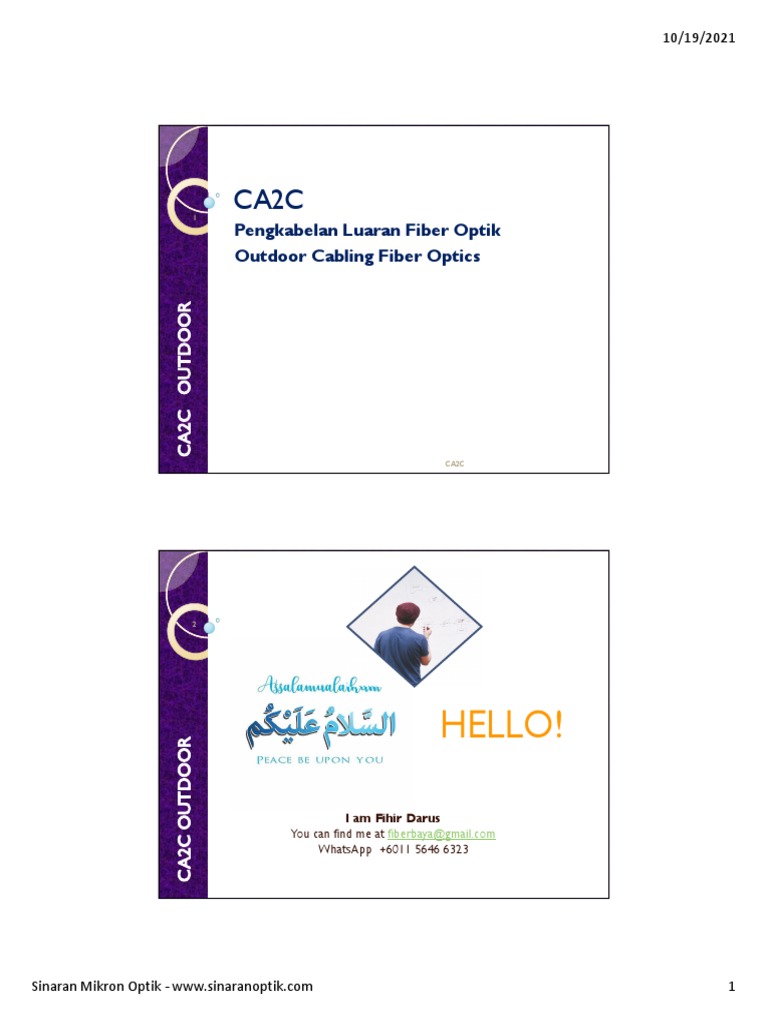 CA2C Online V4 | PDF | Optical Fiber | Telecommunications
