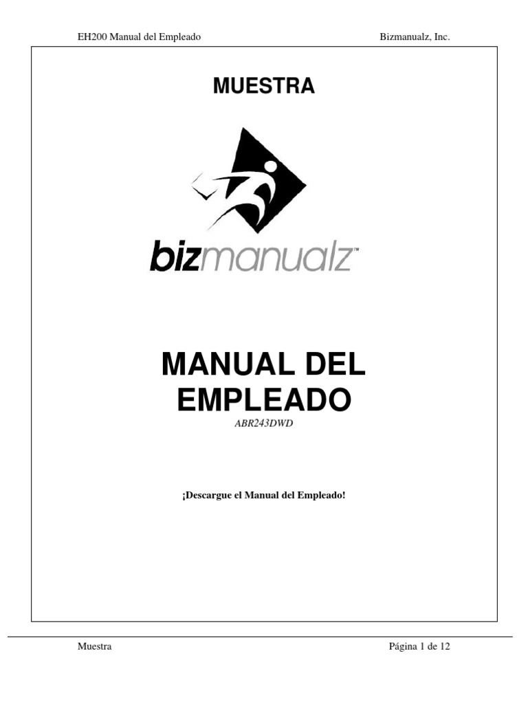 Manual Del Empleado | PDF | Gestión de recursos humanos | Salario