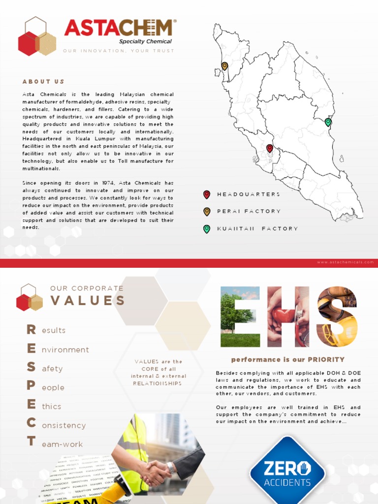 Asta Chemical Company Profile | PDF | Epoxy | Economies