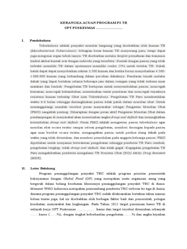 Kak-Tb Paru New 2022 | PDF