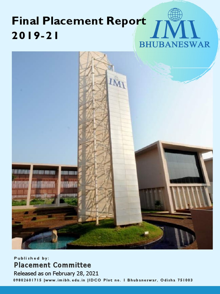 Placement Report 2021 | PDF | Internship | Job Hunting