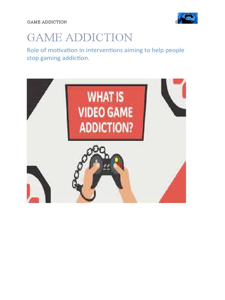 Gaming Addiction | PDF | Mental Disorder | Psychotherapy