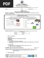 RHR I II III IV V: Chester Step Test Data Record Sheet | PDF