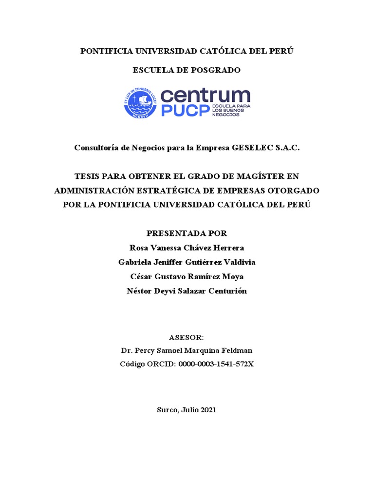 Tesis Modelo APA 6TA | PDF | Business | Perú