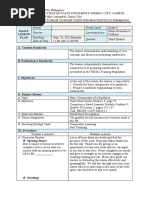 Detailed Lesson Plan in Cookery 9 | PDF | Menu | Sandwich