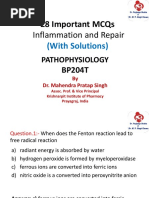 Pathophysiology MCQ With Answers PDF | PDF | Anemia | Tissue (Biology)