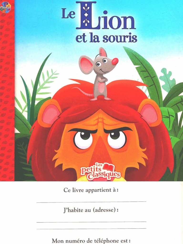 Le Lion Et La Souris | PDF | Lion