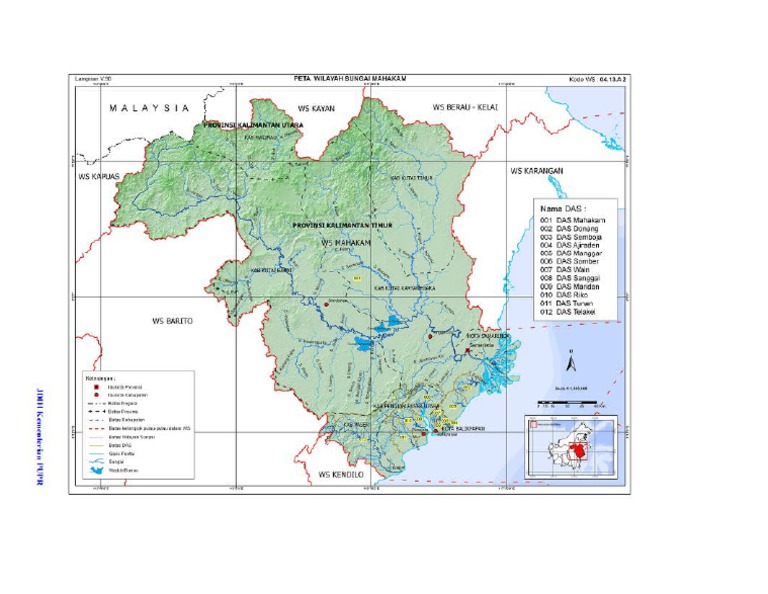 Peta Das Mahakam | PDF