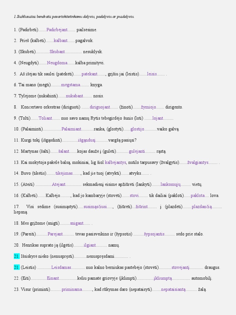 Dalyviai, Padalyviai, Pusdalyviai 3 Kl. | PDF