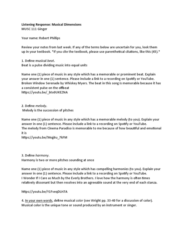 LR Musical Dimensions | PDF