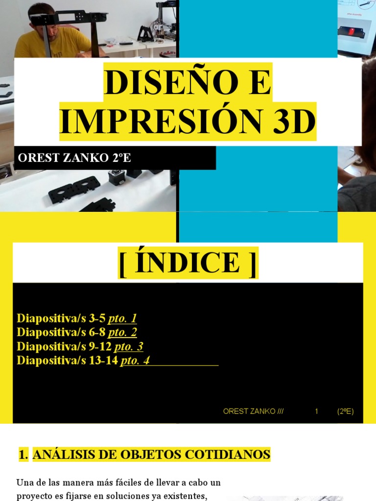 Diseño e Impresión 3d | PDF | Impresión 3d | Diseño