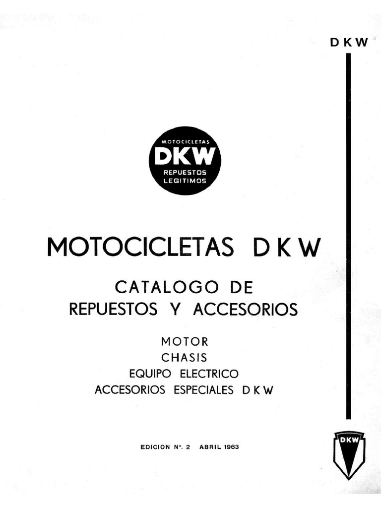74 - DKW 125 Despiece | PDF