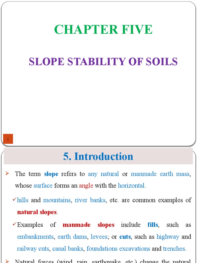 Slope Stability Analysis Guide | PDF | Soil Mechanics | Landslide