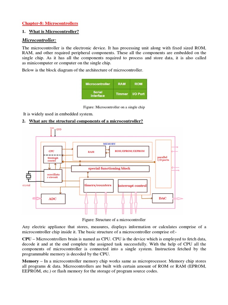 Microcontroller:: Chapter-8: Microcontrollers | PDF | Microcontroller ... Microcontroller:: Chapter-8: Microcontrollers | PDF | Microcontroller ...