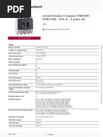 Merlin Gerin Compact NS400 N Data Sheet | PDF | Alternating Current | Electrical Network