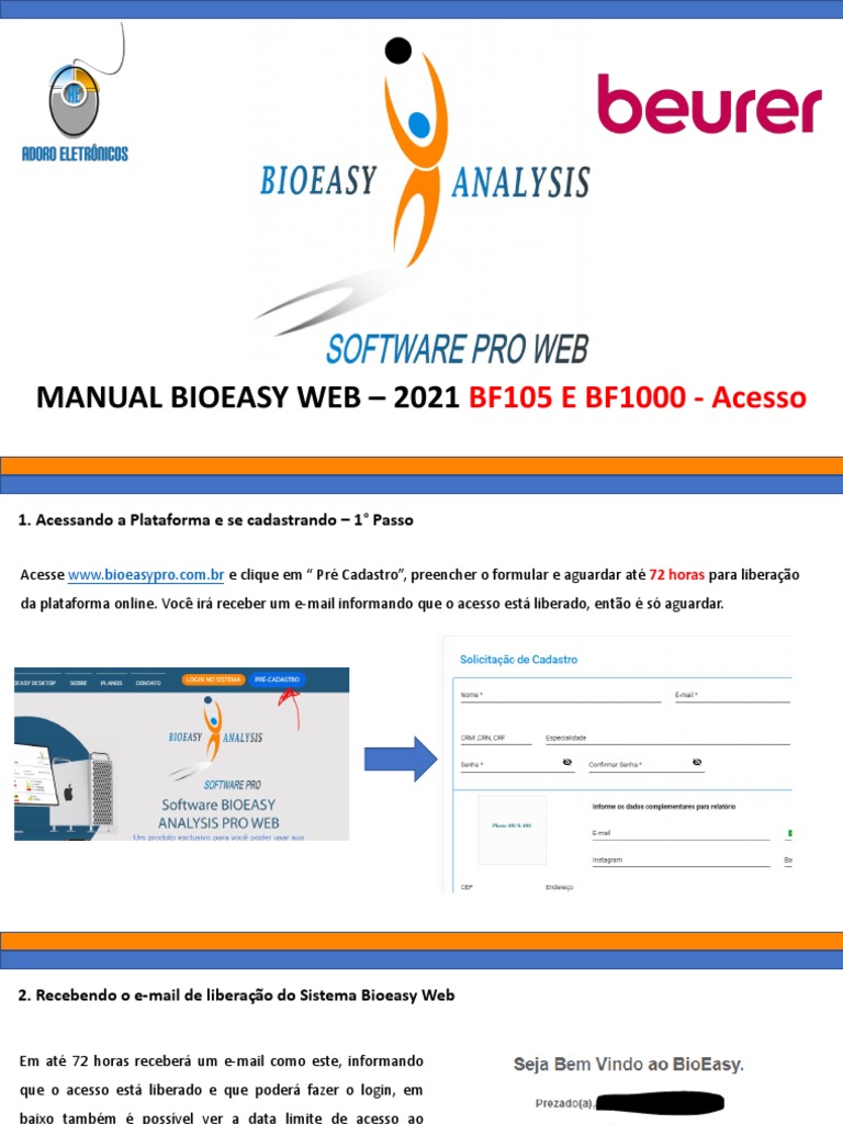Manual Bioeasy Web Bf105 e Bf1000 - 2021 - V1 | PDF | Android (sistema ...