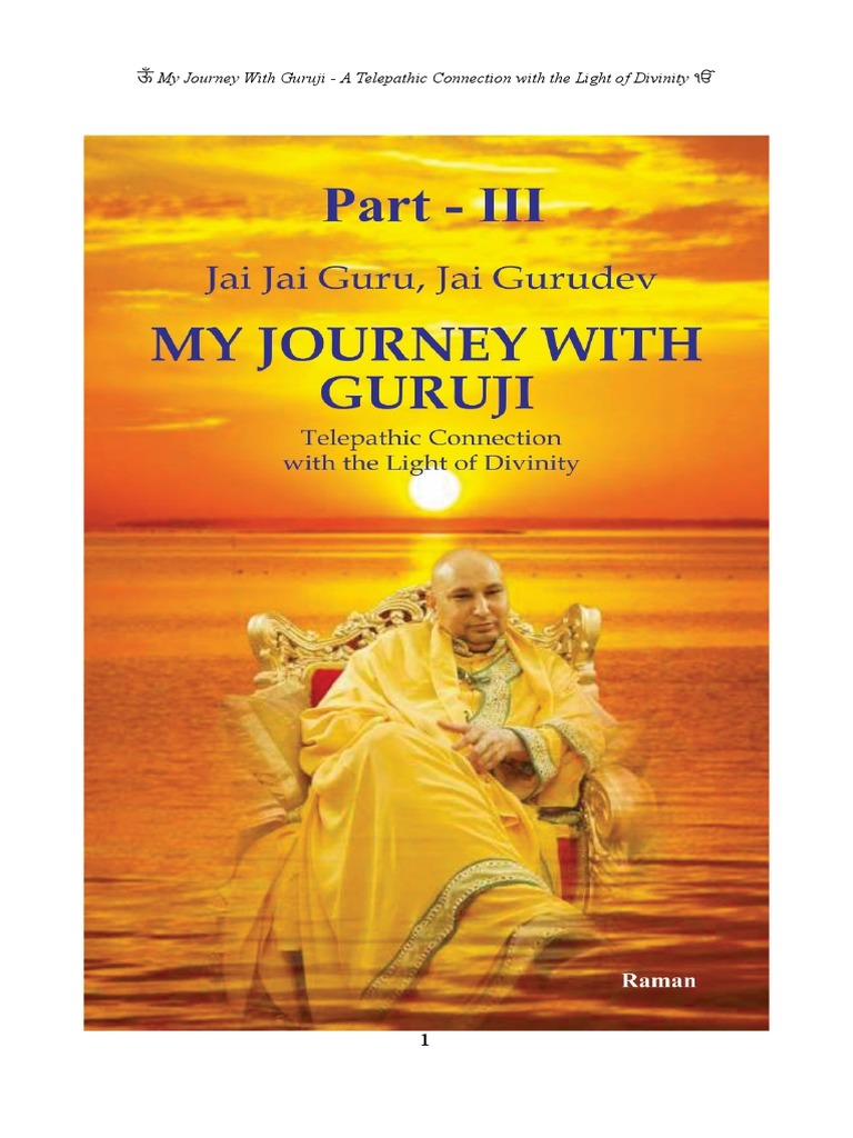 KINDLE PART 3 My Journey With Guruji 13.97cm X 21.59 CM File Set 19 10 ...