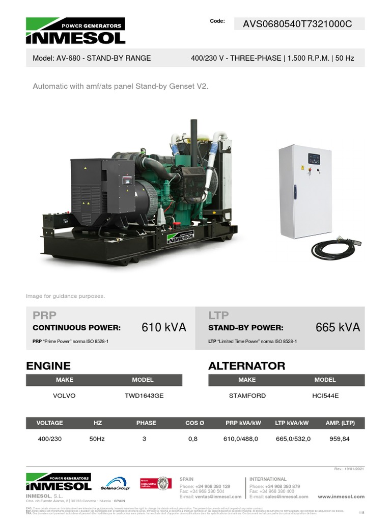 INMESOL-AVS0680540T7321000C (EN) Feb.2022 | PDF | Mains Electricity ...