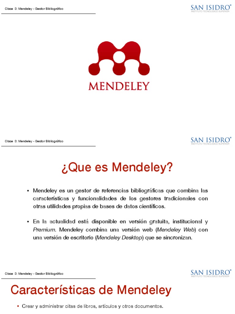 Clase 3. Mendeley | Descargar gratis PDF | Red mundial | Internet y web