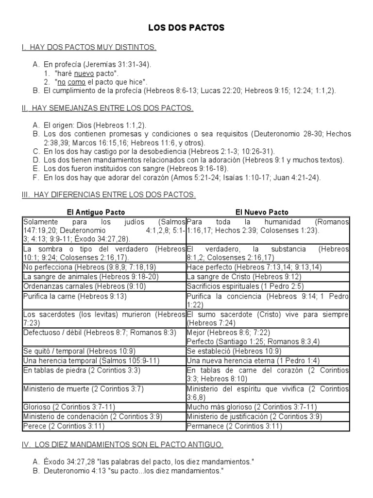 Los Dos Pactos | PDF | Pecado | Salvación