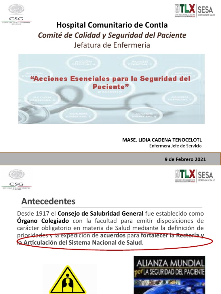 AESP 4 de Mayo 21 | PDF | Seguridad del paciente | Medicina CLINICA