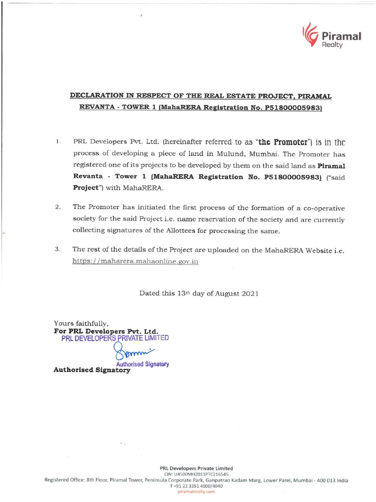 1 Status of Formation of Legal Entity (Society - Co Op Etc.) | PDF