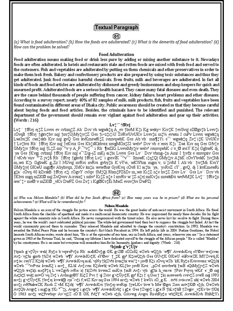 Paragraph Writting | PDF | Dream | Etiquette