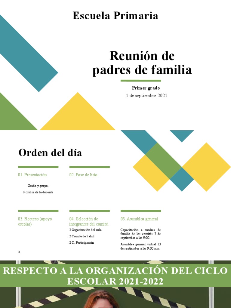 Reunión de Padres de Familia Primer Grado | PDF