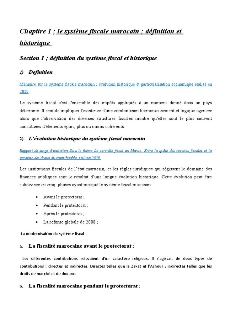 Chapitre 1, Definition, Historique Et Sources de Droit NNN | PDF ...