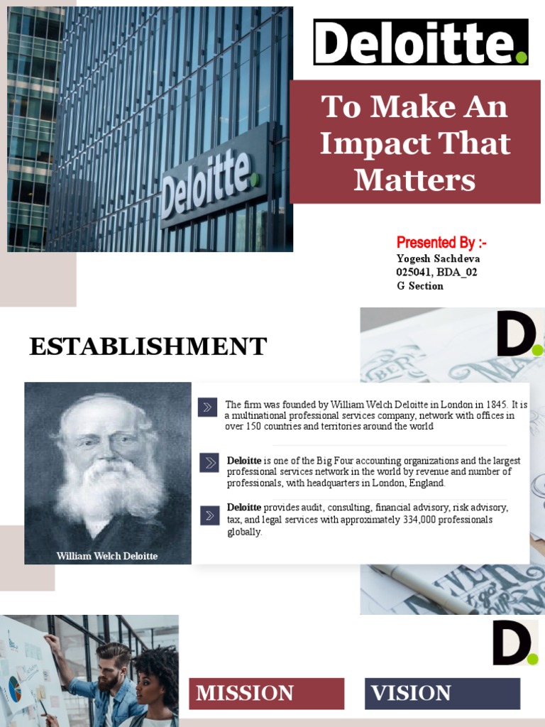 To Make An Impact That Matters: Presented By | PDF
