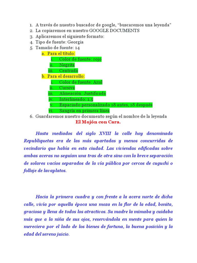 El Mojón Con Cara. | PDF