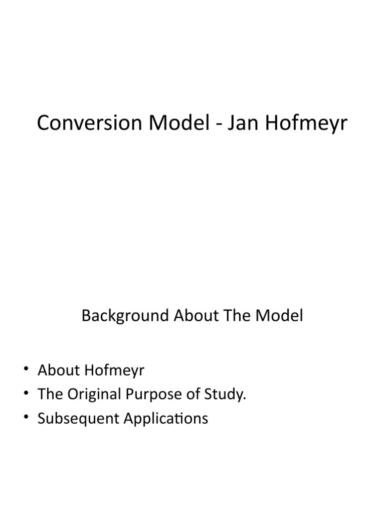 Conversion Model - Jan Hofmeyr | PDF | Brand | I Phone