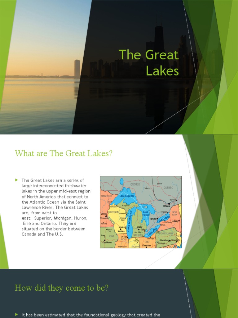 The Great Lakes Presentation | PDF | Great Lakes | Lake