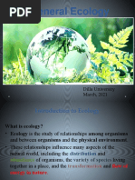 Basic Ecological Concepts and Principles | PDF | Ecology | Ecosystem