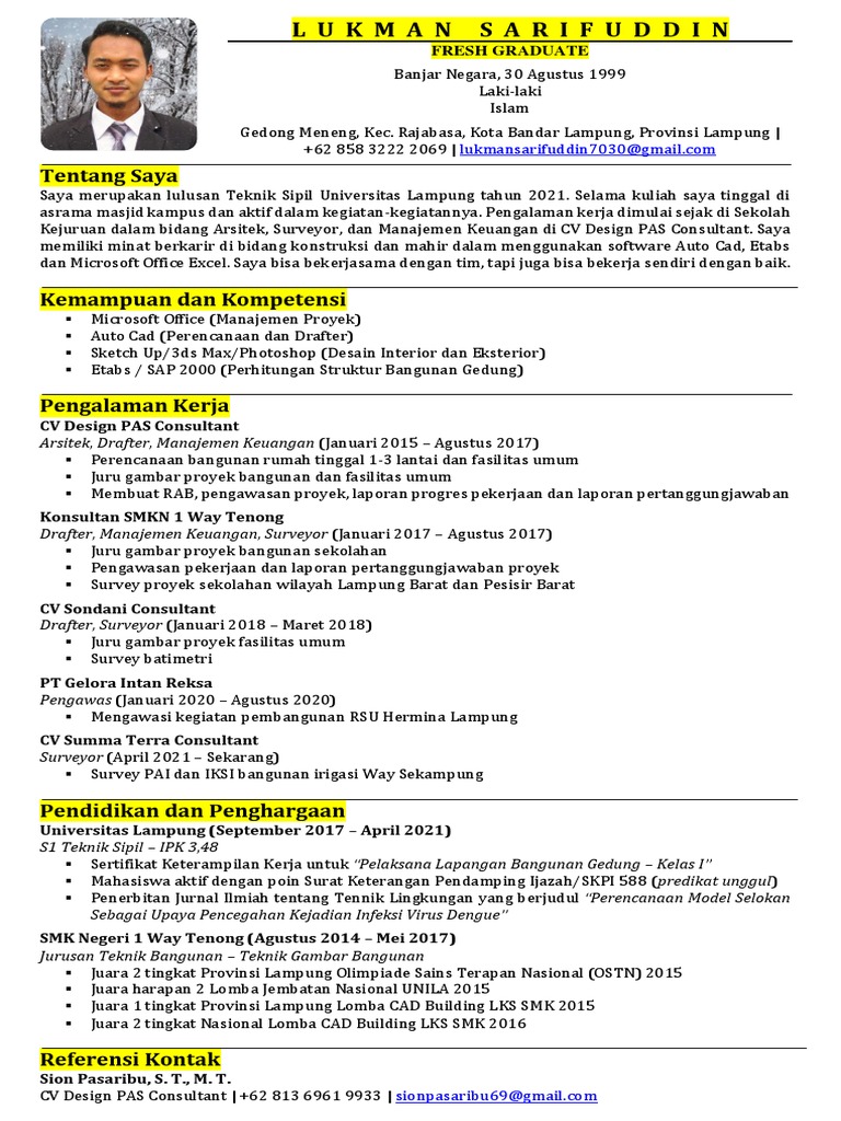 CV Lukman | PDF