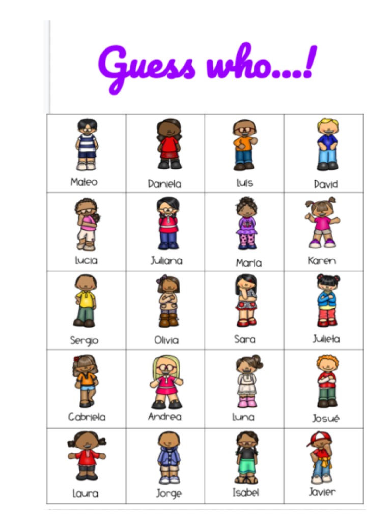 Guess Who! | PDF