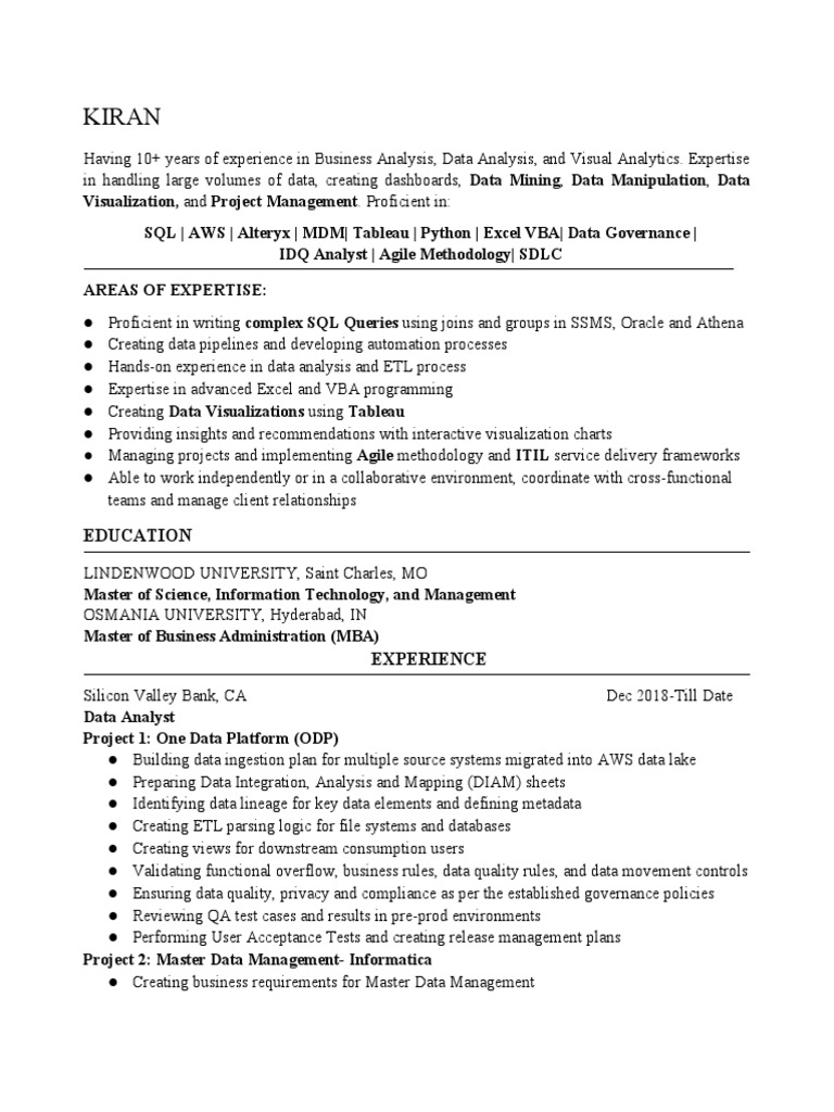 Kiran Cherupalli | PDF | Databases | Microsoft Excel