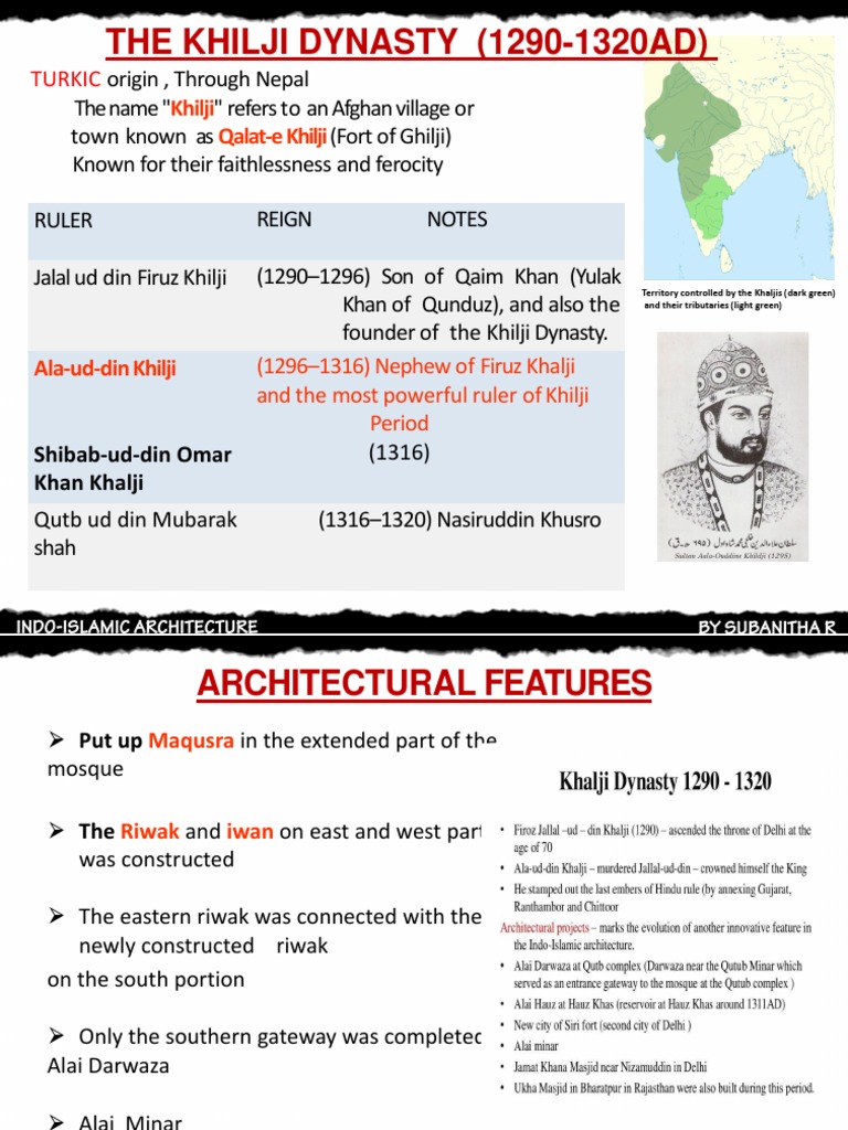 The Rise and Architectural Developments of the Khalji Dynasty in Delhi ...