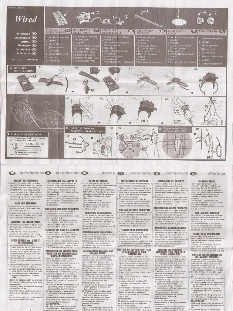 Beta 3 - Cycle Computer | PDF