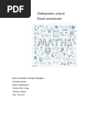 CXC CSEC Maths SBA Guidelines | PDF | Experiment | Data