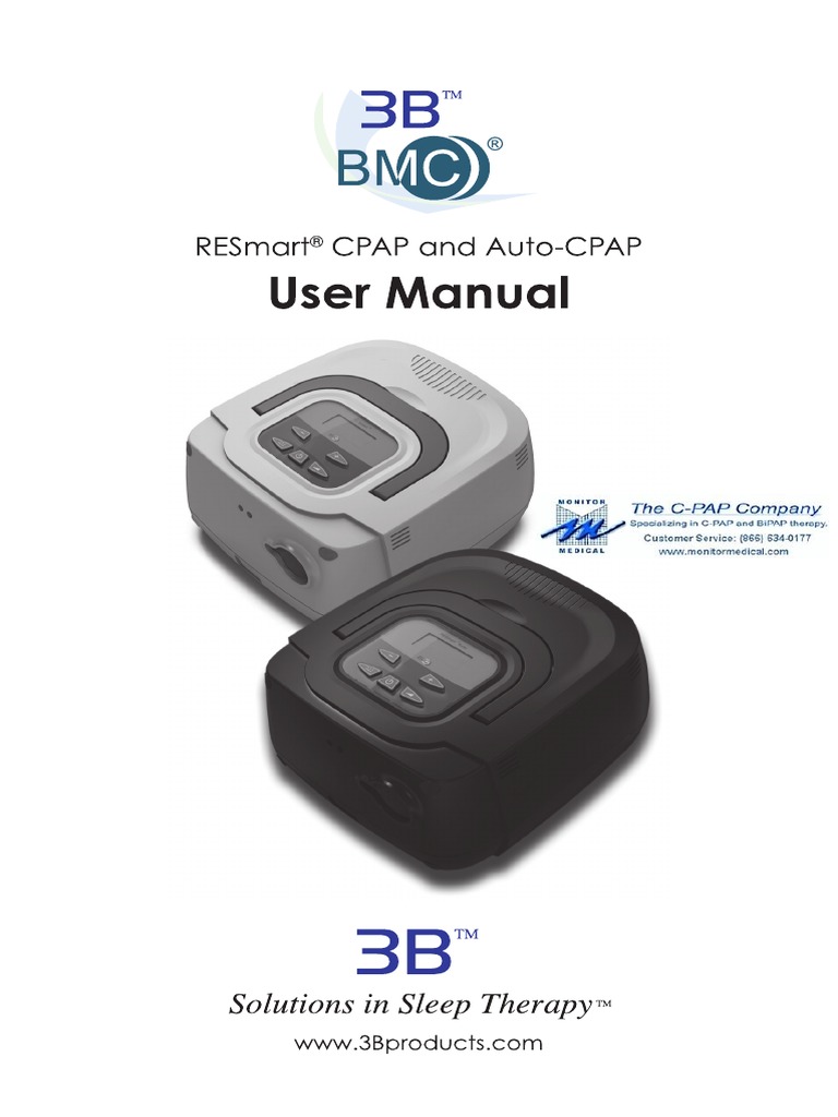 RESmart - CPAP, Auto - User Manual | Download Free PDF | Baggage ...