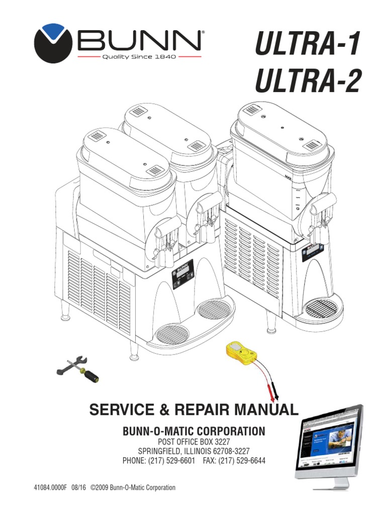 Bunn ULTRA Service and Repair Manual | Download Free PDF | Electric ...