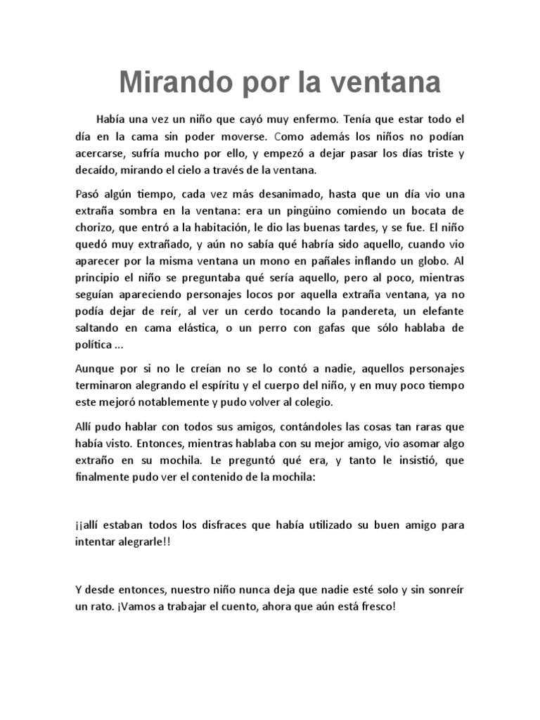 Cuento De La Amistad Pdf