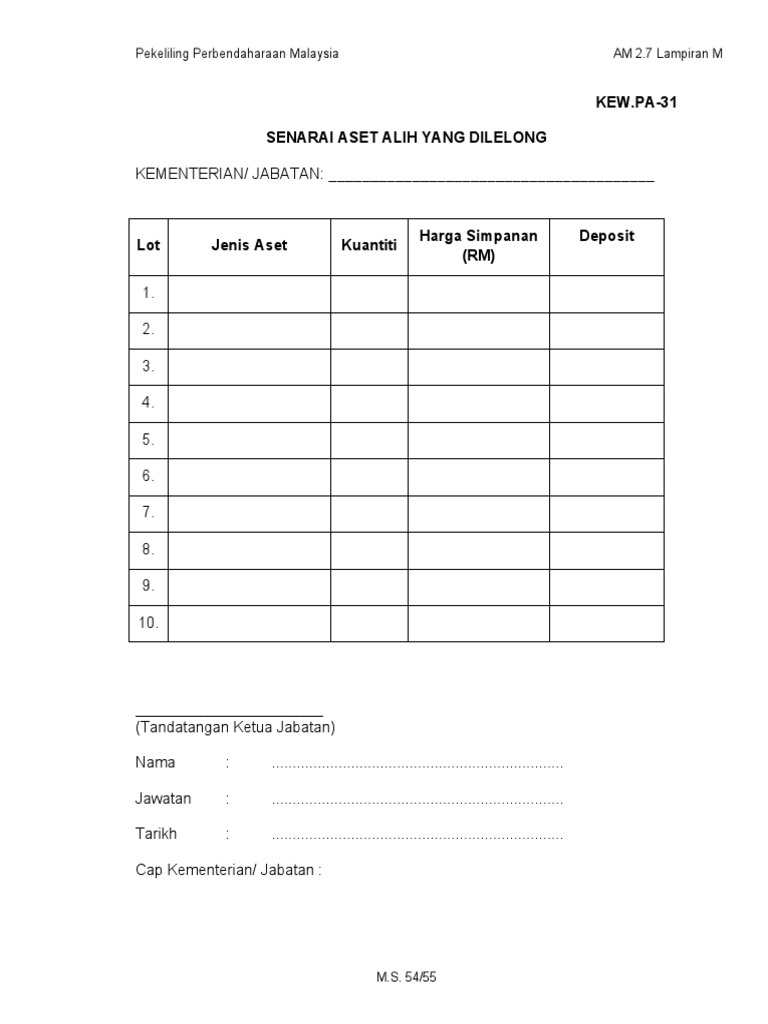 Kew Pa-31 | PDF